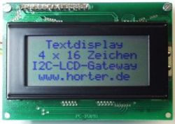 Beschreibung I2C LCD Gateway / Description I2C LCD Gateway